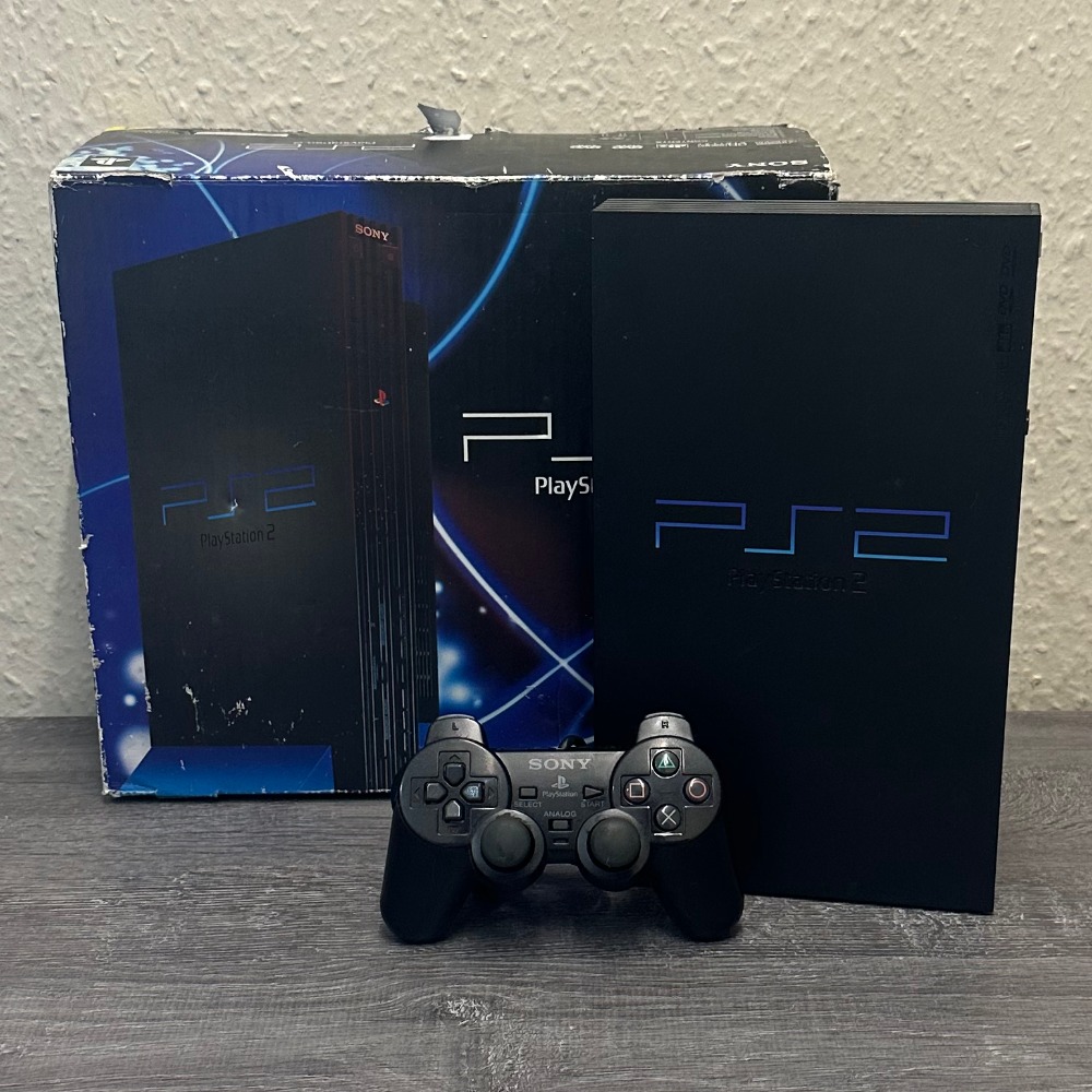 Pre-owned Sony PS2 PlayStation 2 Console SCPH -50003 Boxed + 4 Games ...